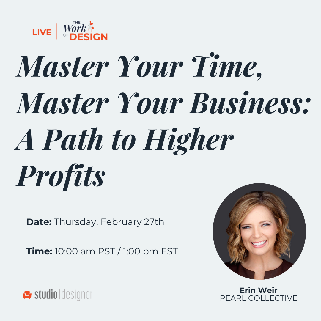 Work of Design Live! presents "Master Your Time, Master Your Business ...